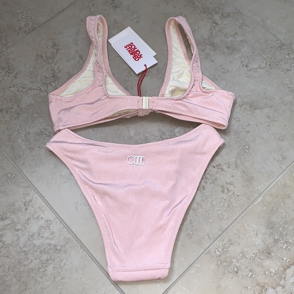 SOLID & STRIPED | Swim | Solidstripes Baby Pink Bikini | Poshmark